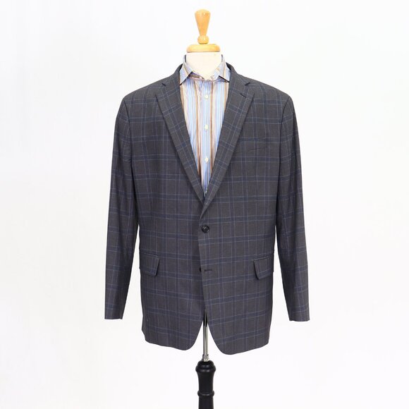 Stafford | Suits & Blazers | Stafford 5r Gray Check 2button Sport Coat ...